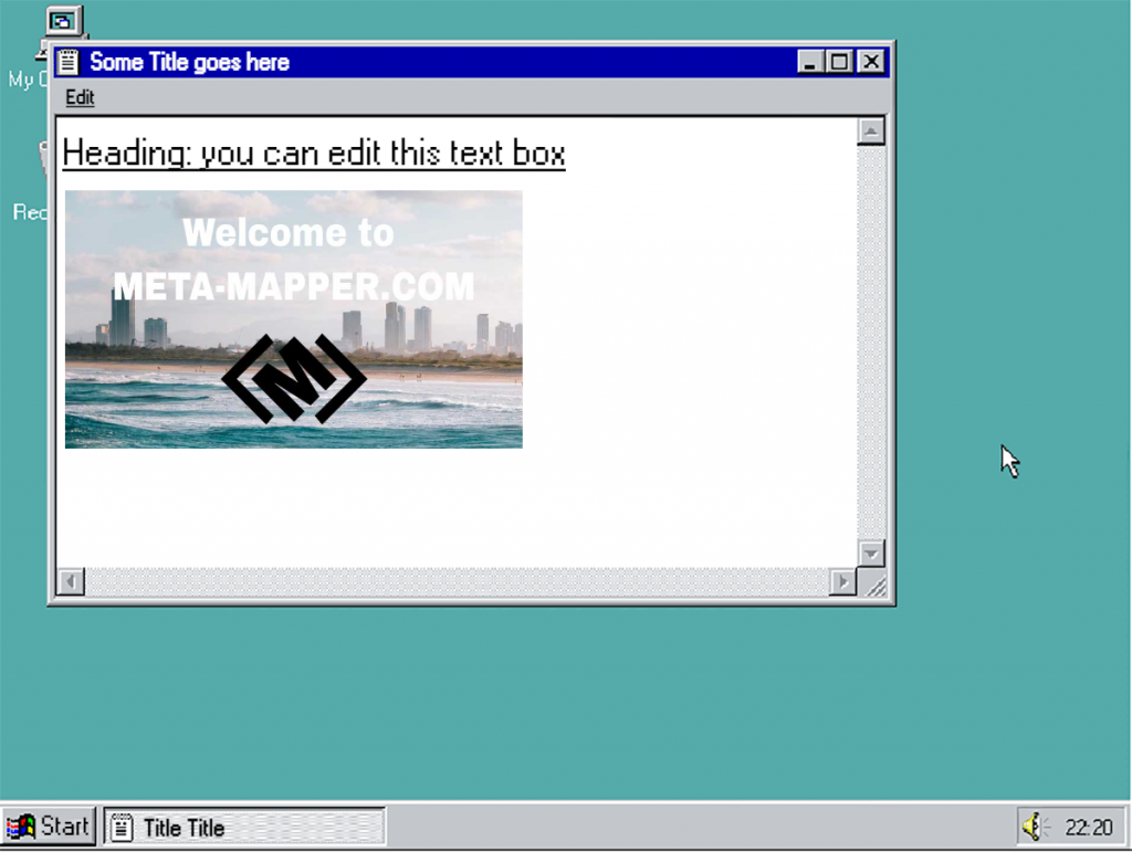 Windows 95 Design Generator - Phipluspi