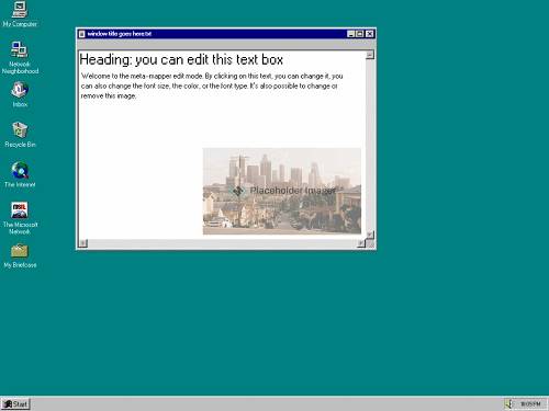 Windows 95 Design Generator - Phipluspi