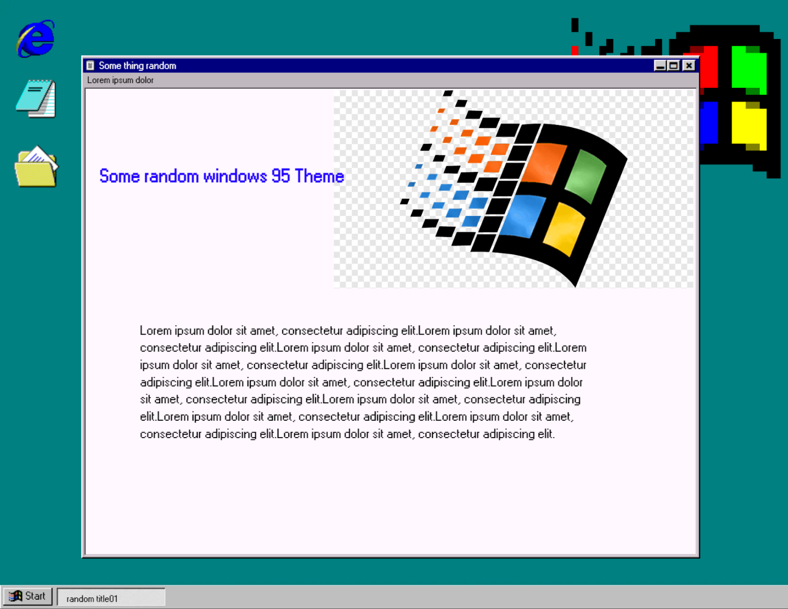 Windows 95 Themes Part II - Phipluspi